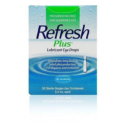 Refresh Plus Eye Drops 30 vials x 0.4ml (Expiry: 08/25) | Lazada