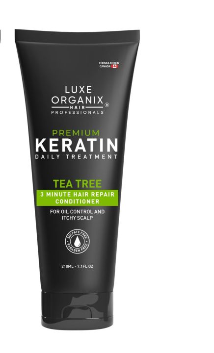 LUXE ORGANIX Premium Keratin Tea Tree Treatment Conditioner 210mL ...