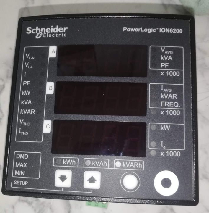 PowerLogic™ ION6200 Series, Energy and Power Quality Meter, 10A, 240 ...
