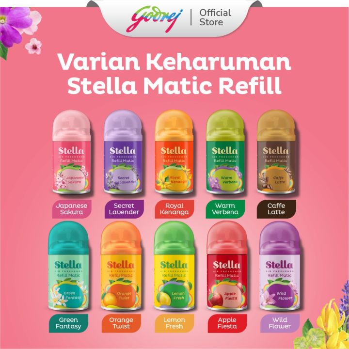 Refill Stella Matic 160ml / Dahlia 225ml Pengharum Ruangan Otomatis Air ...