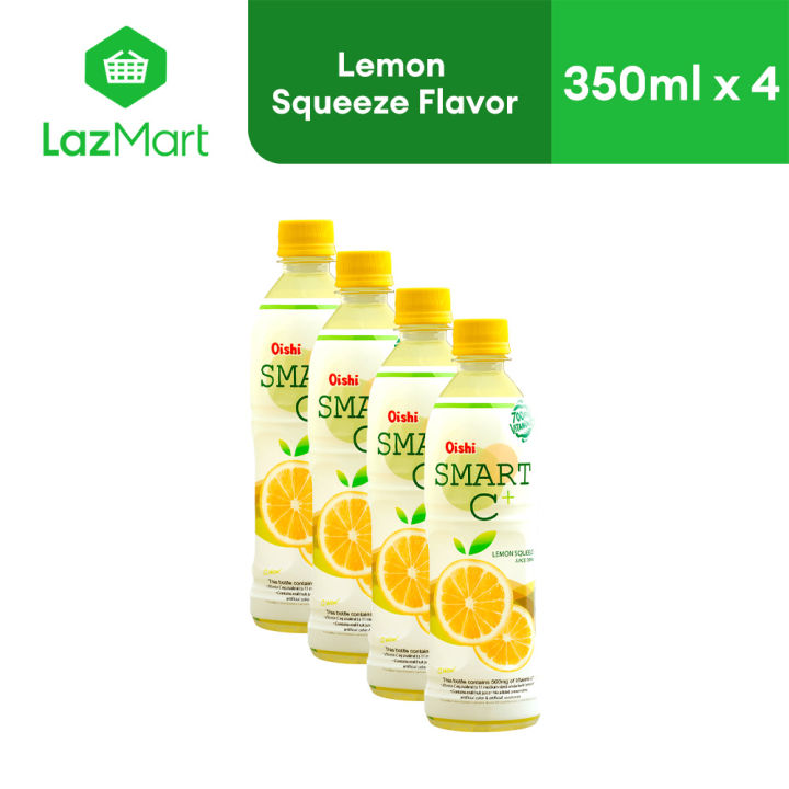 Smart C+ Juice Drink Lemon Squeeze Flavor 350ml - Pack of 4 | Lazada PH