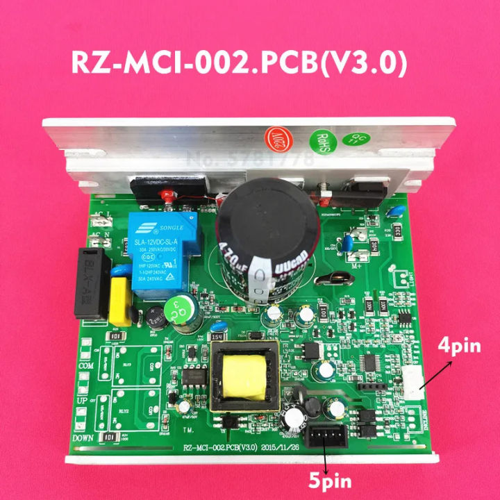 RZ-MCI-002.PCB(V3.0) Treadmill Controller for BH fitness RZ-MCI-C002 ...