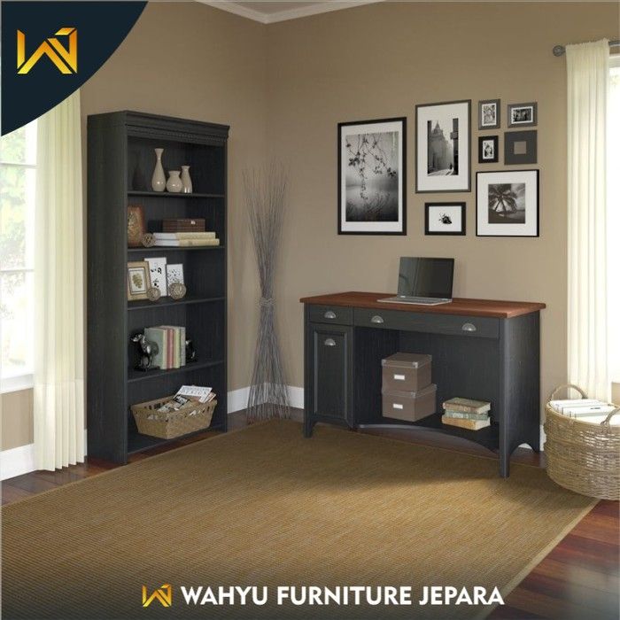 Set Meja Kerja Minimalis Modern terbaru | Lazada Indonesia