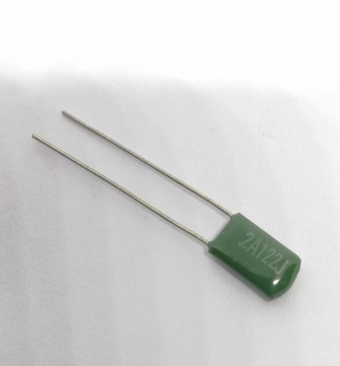 5 PCS 2A122J 1.2NF 1200PF 100V, Polyester Film Capacitor | Lazada