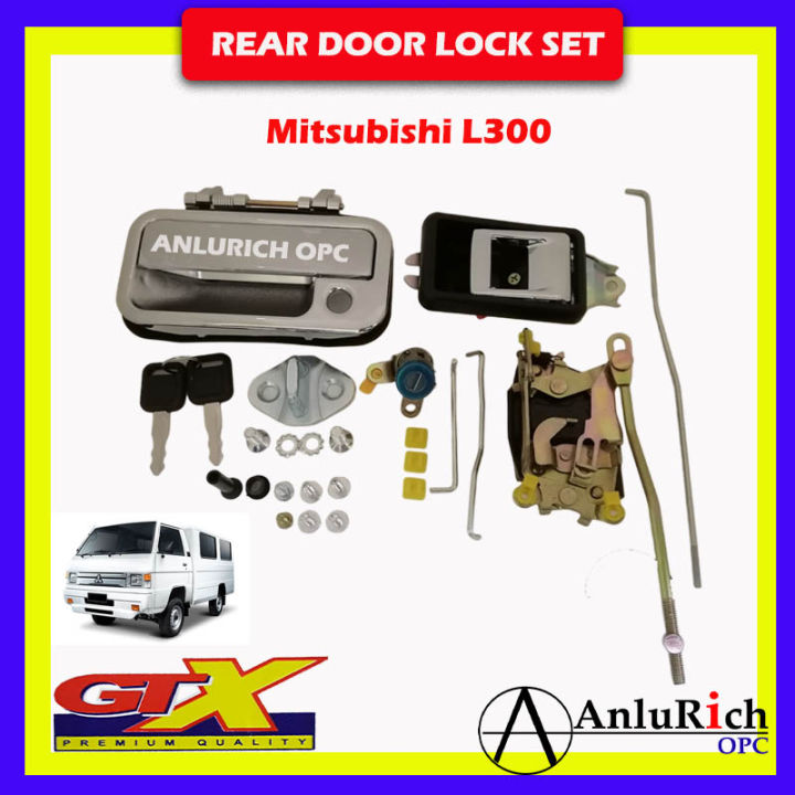 Mitsubishi L300 FB Rear Door Lock Set GTX | Lazada PH