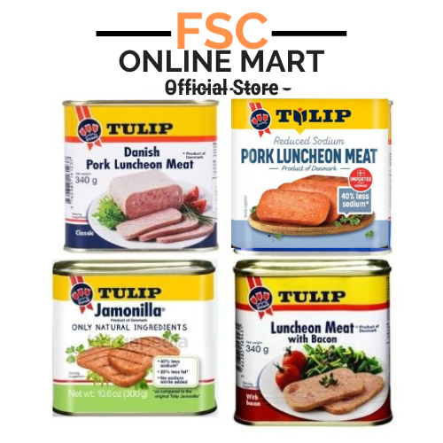 [FSC] Tulip Luncheon Meat 340g (Premium/Bacon/Danish/Jamonilla) | Lazada