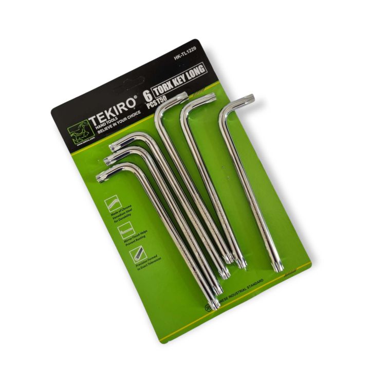 TEKIRO Torx Key Short T40 Kunci L panjang Bintang T 40 CRV Kunci L Buka ...