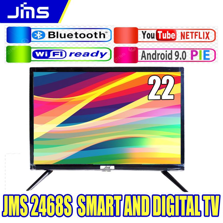 JMS 2468S SMART TV DIGITAL ISDB-T WITH BLUETOOTH LED TV 22 INCH SCREEN 2468S SMART | Lazada PH