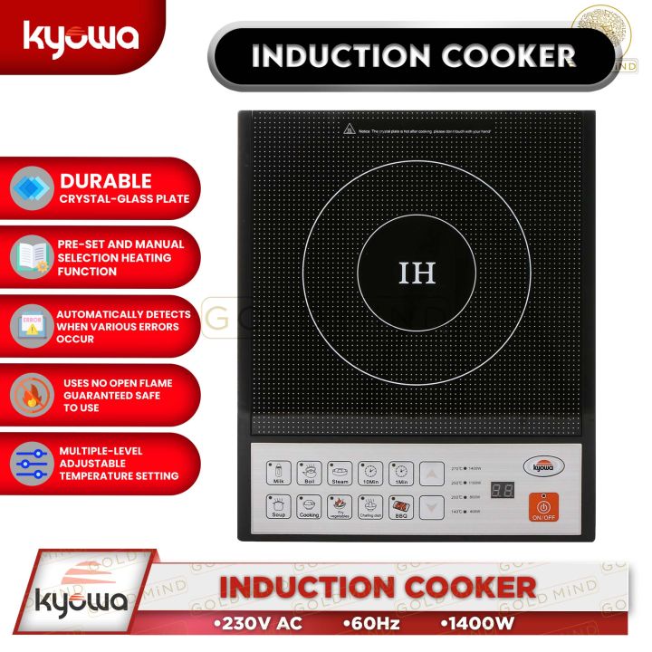 Kyowa Cooker Induction Cooker DURABLE Crystal GLASS plate KW:3631 ...