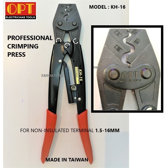 OPT KH16 PROFESSIONAL CRIMPING TOOL (MADE IN TAIWAN) | Lazada