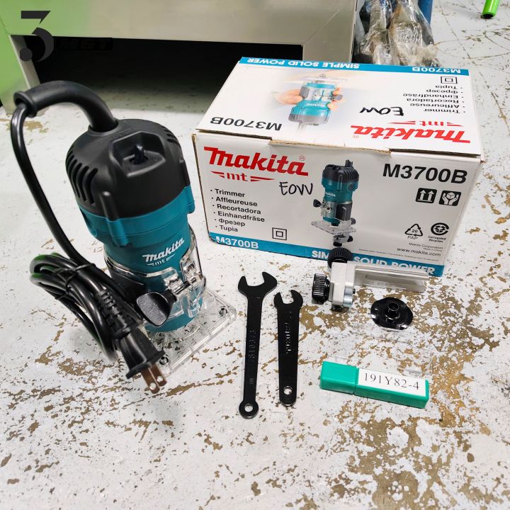 Makita Trimmer 6mm (1/4") Palm Router Trimmer 530W M3700B | Lazada PH