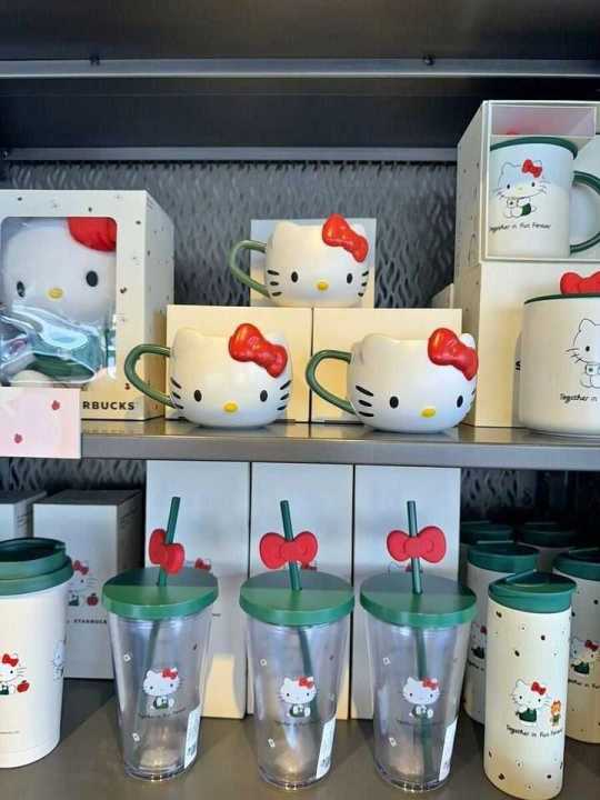 New Released Original Starbucks x Hello Kitty Come Together in Fun ...