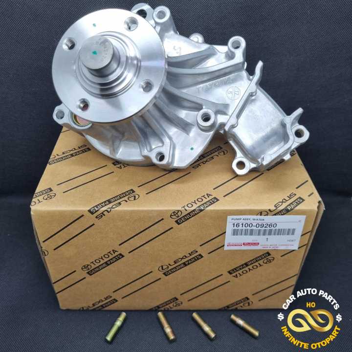 WATER PUMP POMPA AIR HILUX TOYOTA INNOVA DIESEL 2KD FORTUNER 2004-2015 ...