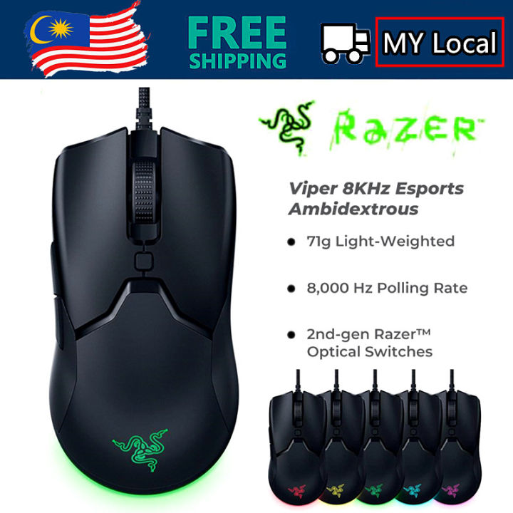 Local Delivery - Razer Viper Mini Lightweight Wired Mouse 8500DPI ...