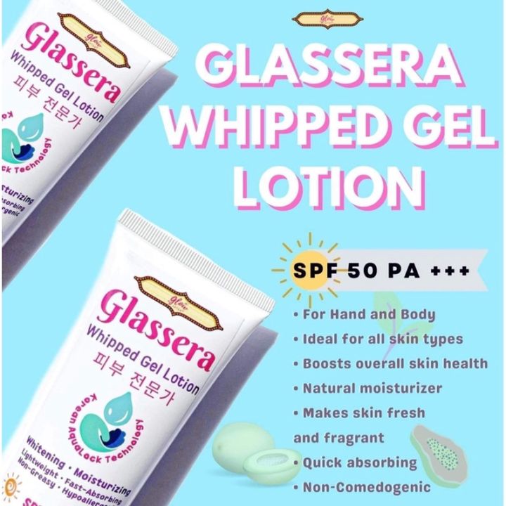 Glassera Whipped Gel Lotion Sunblock | Sunscreen Mist (CLEARANCE APRIL ...
