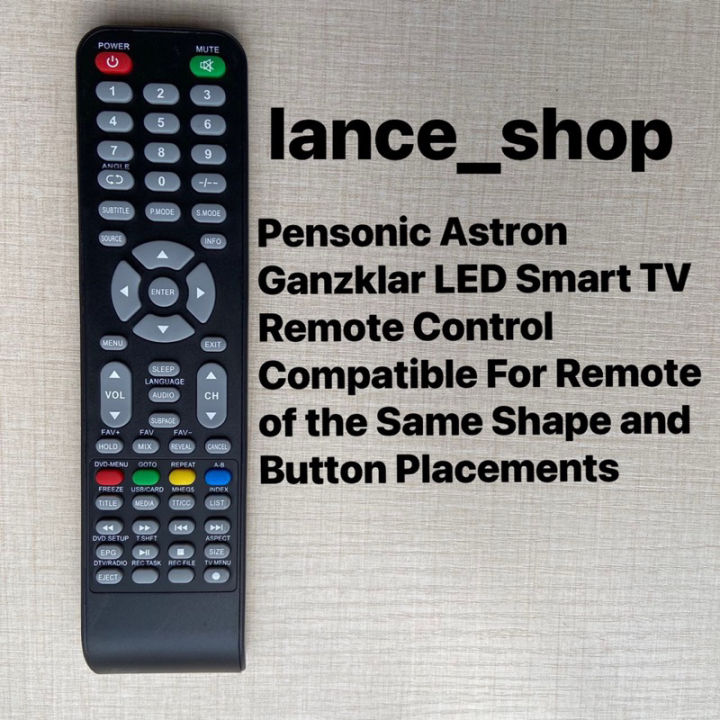 Astron Pensonic Ganzklar Smart TV Remote | Lazada PH