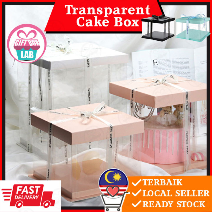 Two Layer (2 Tingkat 22/27cmcm Tinggi) Cake Box | Lazada