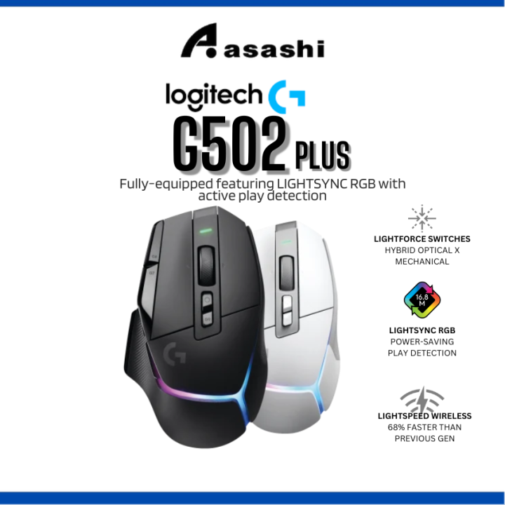 Logitech G502 X Wired / G502 X Plus Wireless Gaming Mouse With ...
