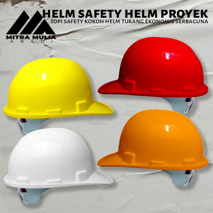 topi safety kokoh helm tukang ekonomis serbaguna | helm safety helm ...