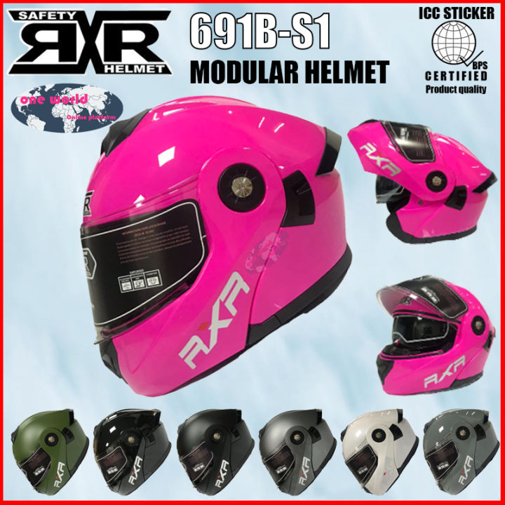 JX RXR 691B-S1 Motorcycle Modular Helmet With BPS Certified Sticker ...