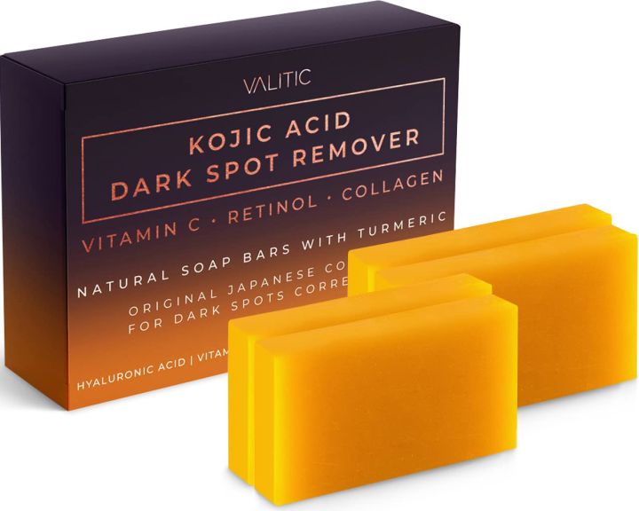 Bar Soap VALITIC Kojic Acid Dark Spot Remover Soap Bars with Vitamin C ...