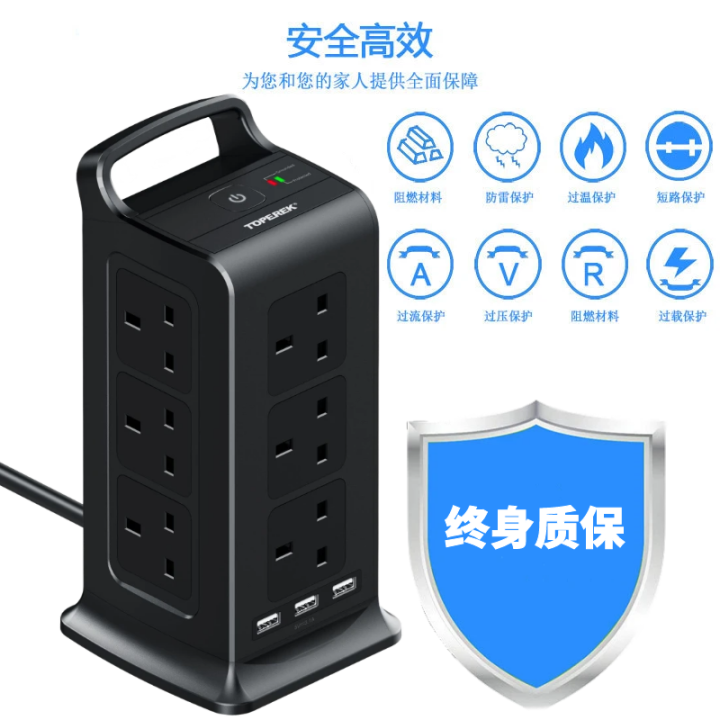 British Standard Socket Plugging Multi-hole Multi-slot Trolley Hong ...