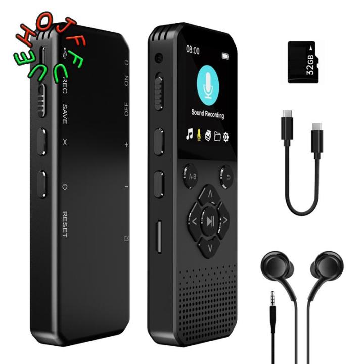 MP3 Playback Digital Voice Recorder 32G Storage Ideal for Presentations ...