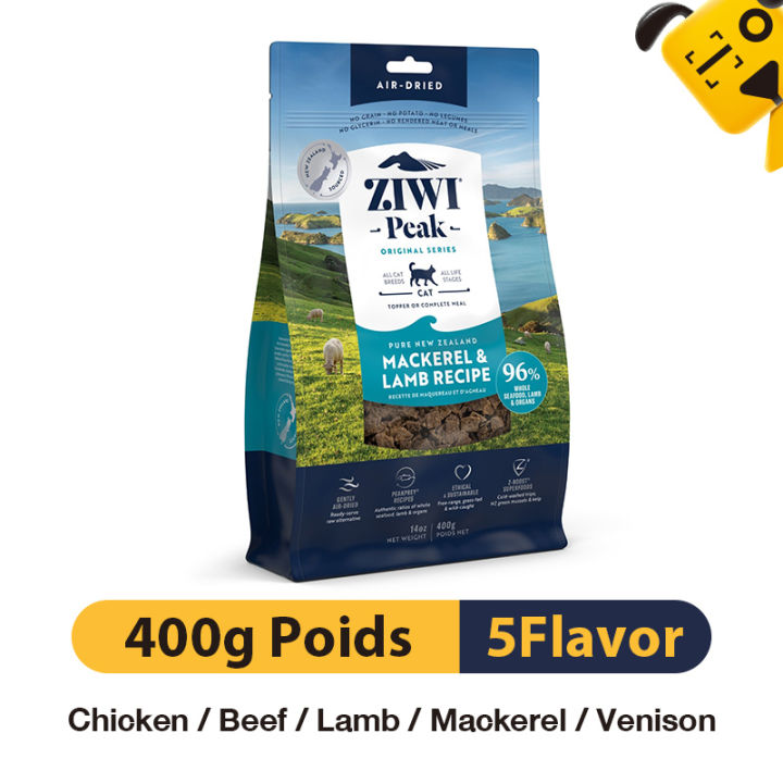 ZIWI Peak Air Dried Cat Food 400g (Chicken Beef Lamb Venison) | Lazada