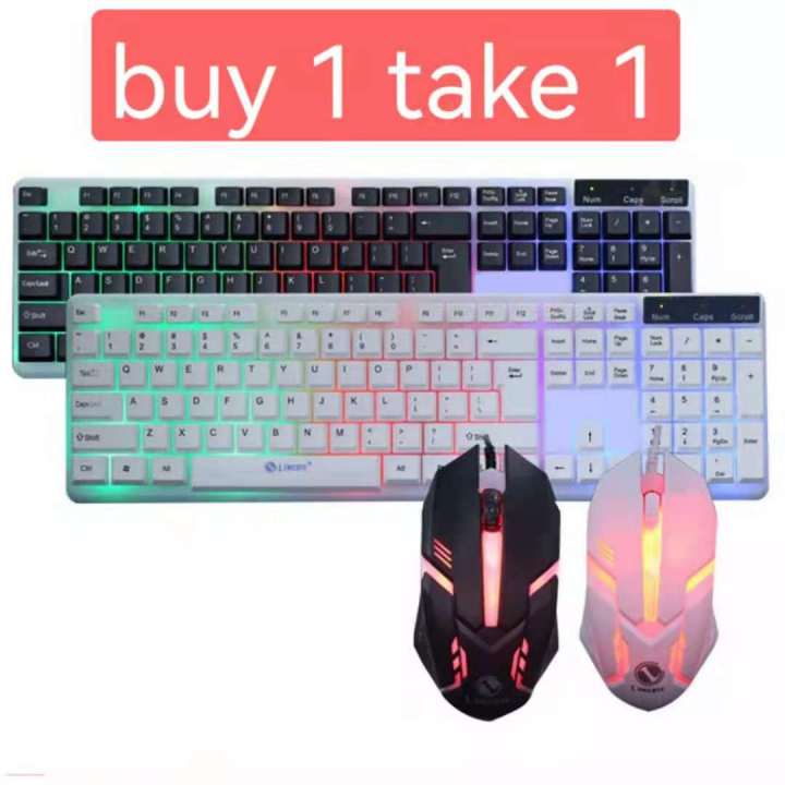 buy 1 take 1 Limeide GTX300 Colorful LED Backlight Ergonomic Mechanical ...