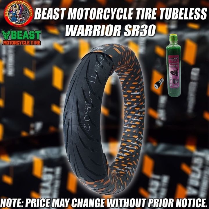 BEAST TIRE TUBELESS WARRIOR SR30 | Lazada PH