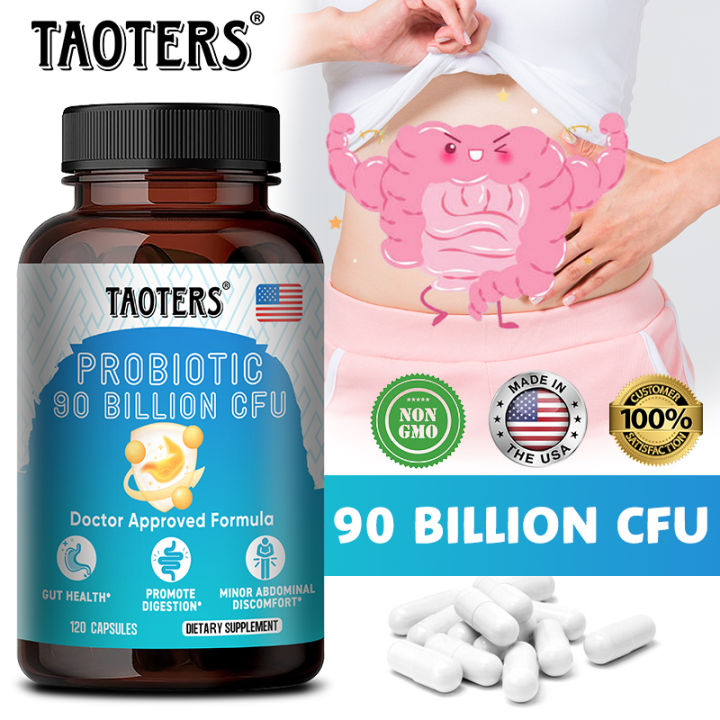 Probiotic Supplement - 90 Billion CFU - Supports Gut Health, Healthy ...