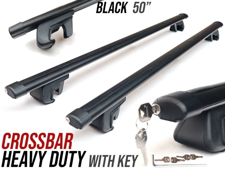 Universal Crossbar for Car with Key for unit with Open Roof rail ...