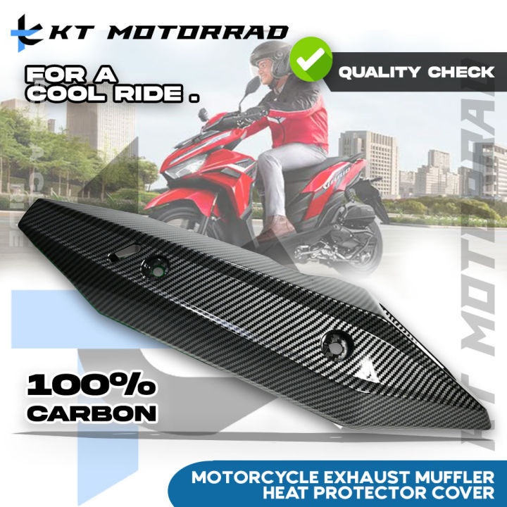 KT Muffler Cover Heat Guard For Honda Click 125i/150i Version 2 With 5 ...