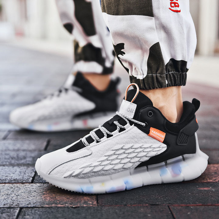 High Quality Men Sneakers Air Cushion Running Shoes for Men Lace Up ...