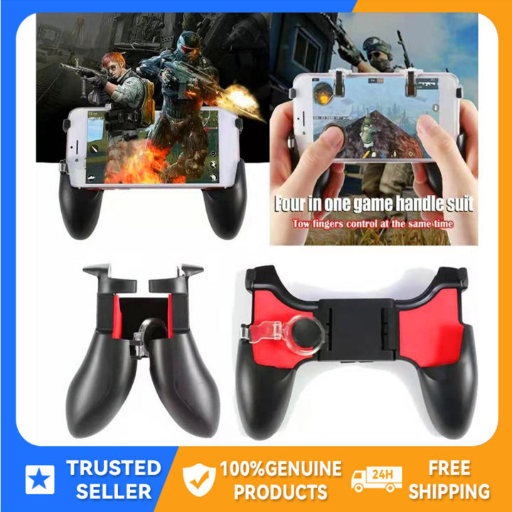 Supermax 5 in1 Portable Gamepad Mobile Legends PUBG Game Grip Pad ...