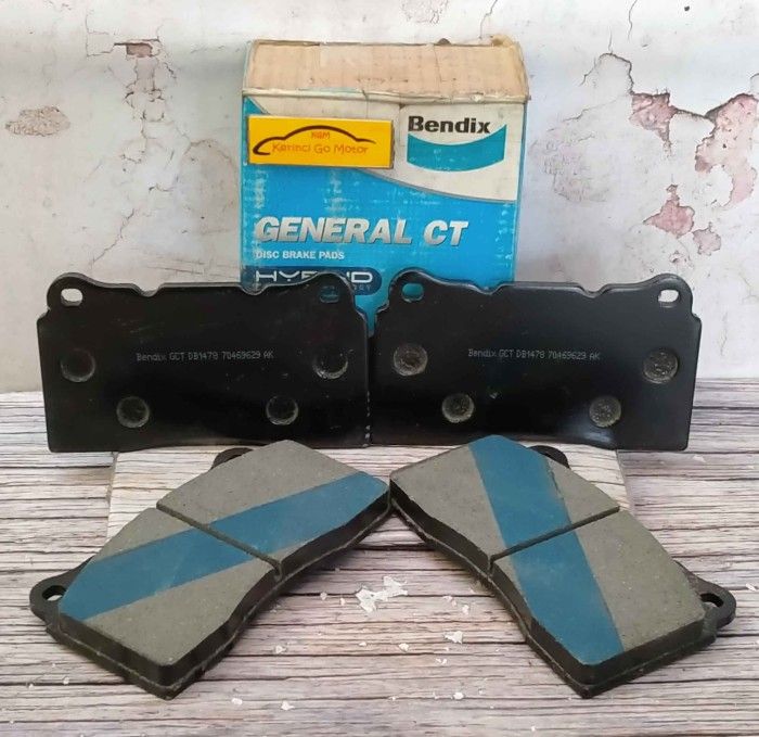 BRAKE PAD KAMPAS REM DEPAN LANCER EVO 5 EVO 6 EVO 7 BENDIX DB1478 GCT ...