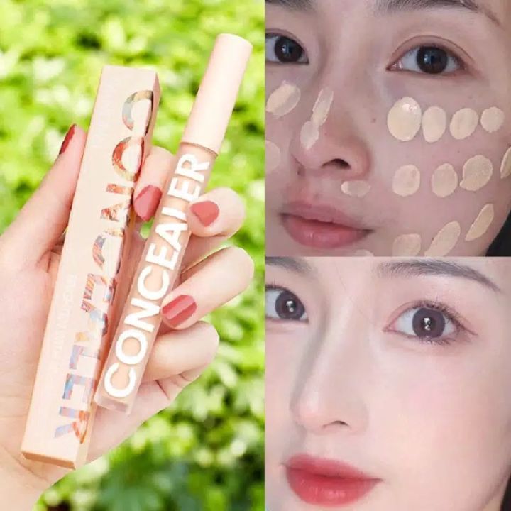 Concealer Cream Waterproof Full Coverage Makeup Opsional Makeup Cair ...