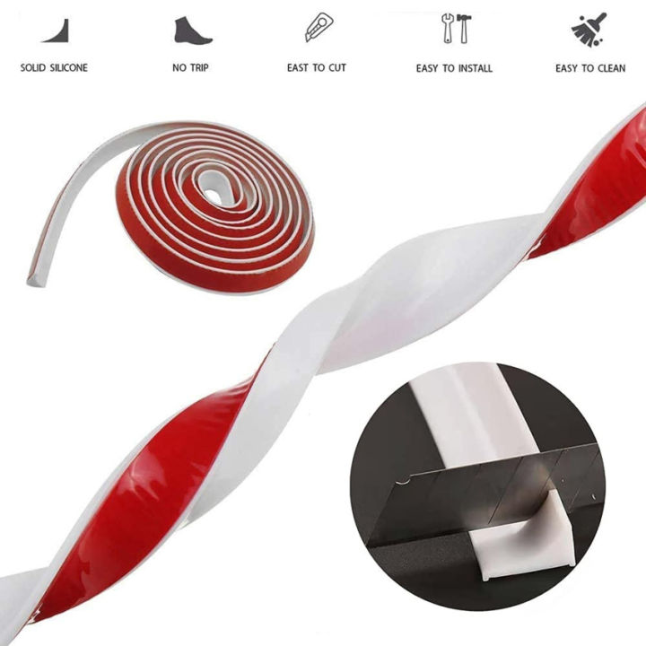 Silicone Shower Threshold Water Barrier,Shower Splash Guard Wet Room ...