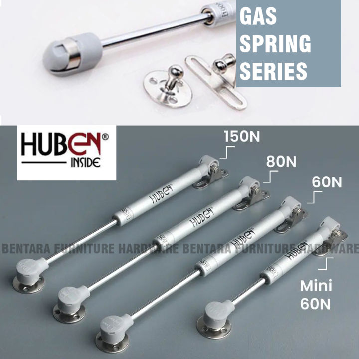 HUBEN UPWARD GAS SPRING 6 INCHI - 10 INCHI 60 / 80 / 100 / 150 NEWTON ...