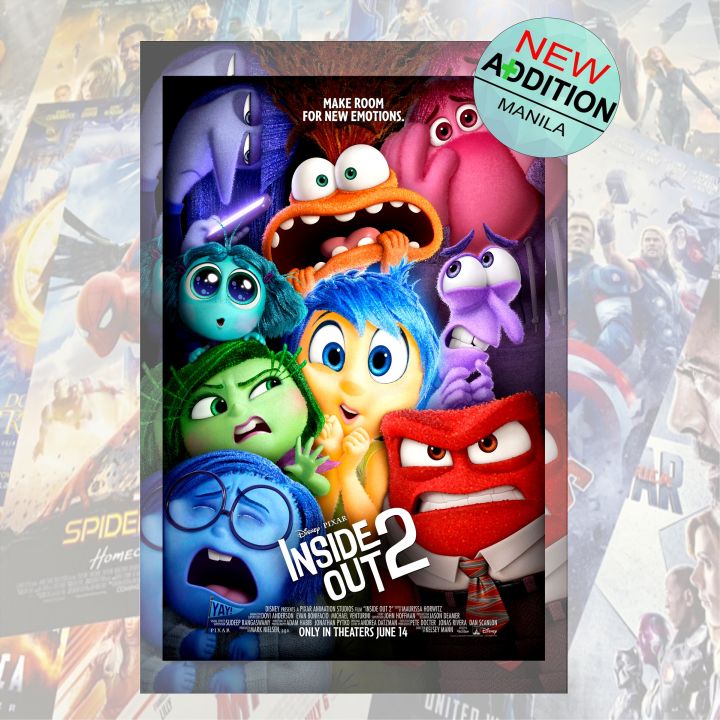 INSIDE OUT 2 Large Glossy Poster | Lazada PH