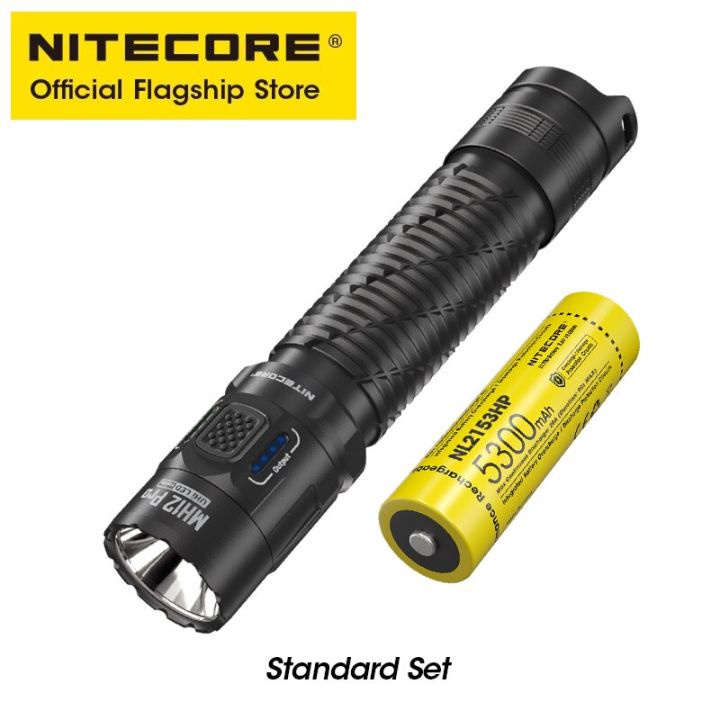 NITECORE MH12 Pro USB-C Rechargeable Compact Flashlight 505 Meters ...