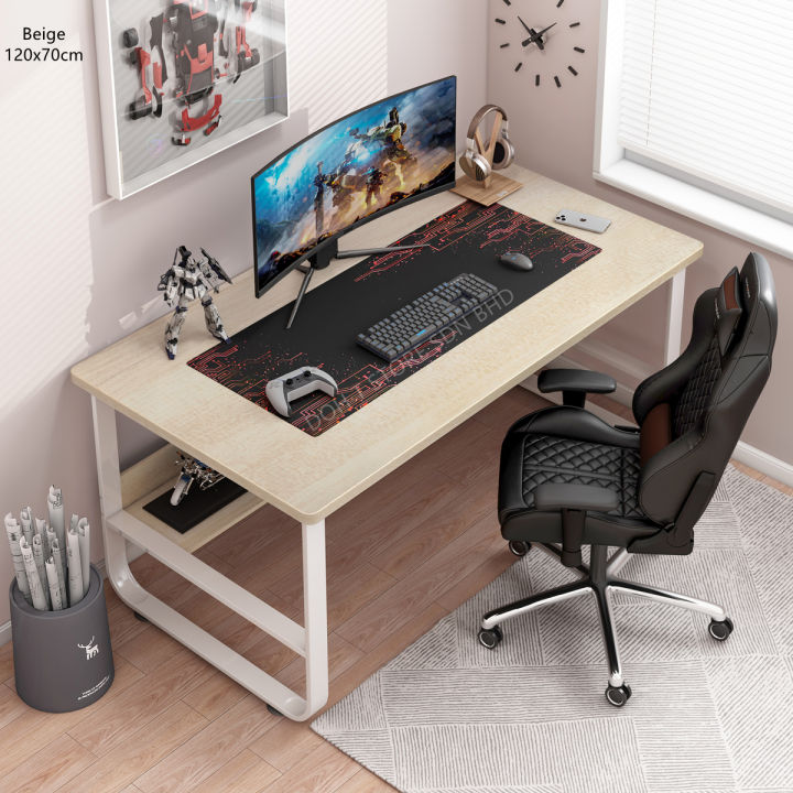 Modern Home Office Table 120x60/70cm Workstation Office Desk Writing ...