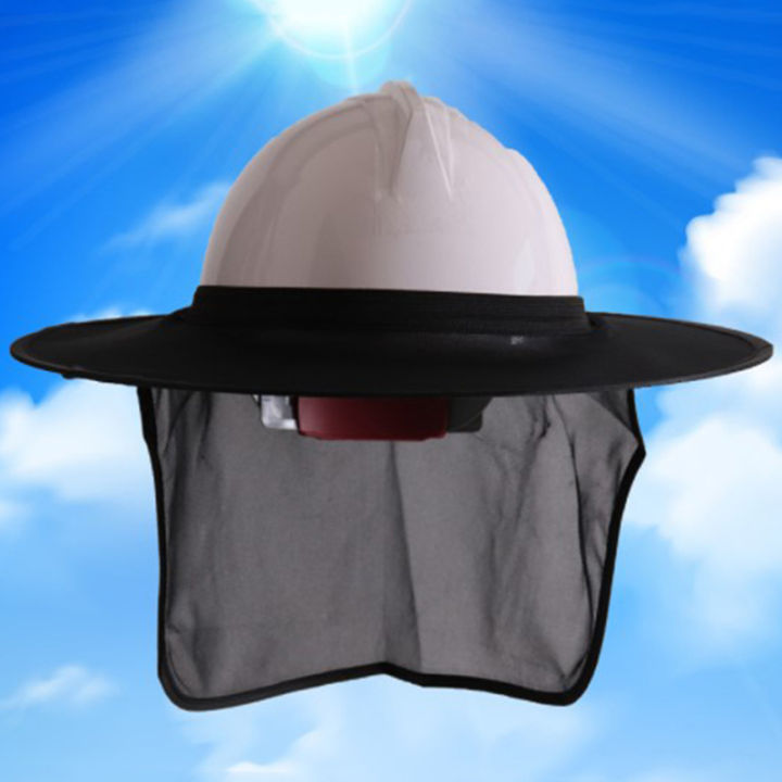 Ministar Construction Safety Reflective Hard Hat Neck Shield Helmet ...