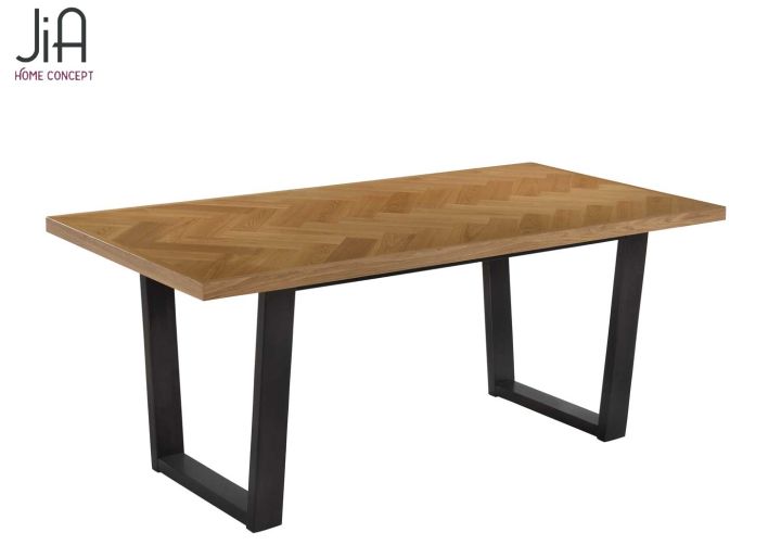 (JiA) BRICK1 WOODEN DINING TABLE ONLY | Lazada