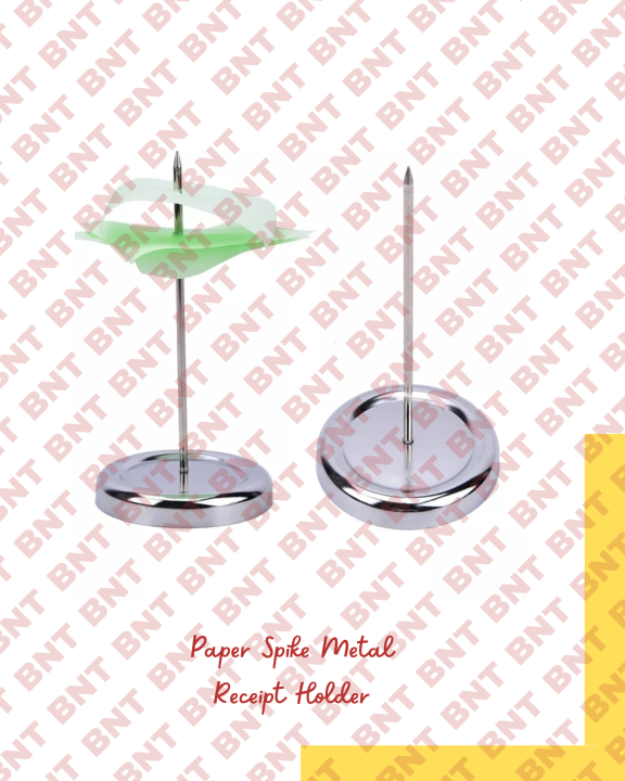 1PC RECEIPT HOLDER / PAPER Spike Metal File Receipt / Receipt Holder ...