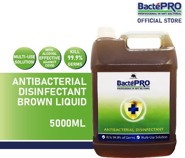 Bactepro Antibacterial Antiseptic Disinfectant Brown Liquid 5000ml | Lazada