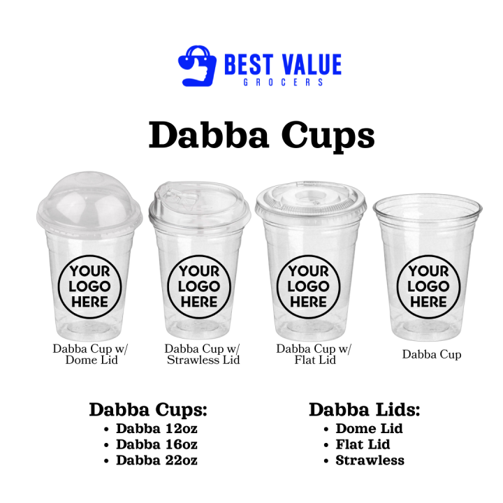CUSTOMIZED CUPS PRINTING - DABBA 12OZ, 16OZ, 22OZ, 50pcs | Lazada PH