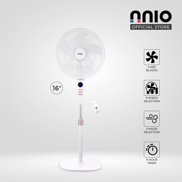 NNIO 16" DC Stand Fan with Remote - N1600DCSFR | Lazada Singapore