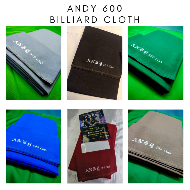 ANDY 600 ORIGINAL BILLIARD CLOTH FOR STANDARD SIZE BILLIARD TABLE ...