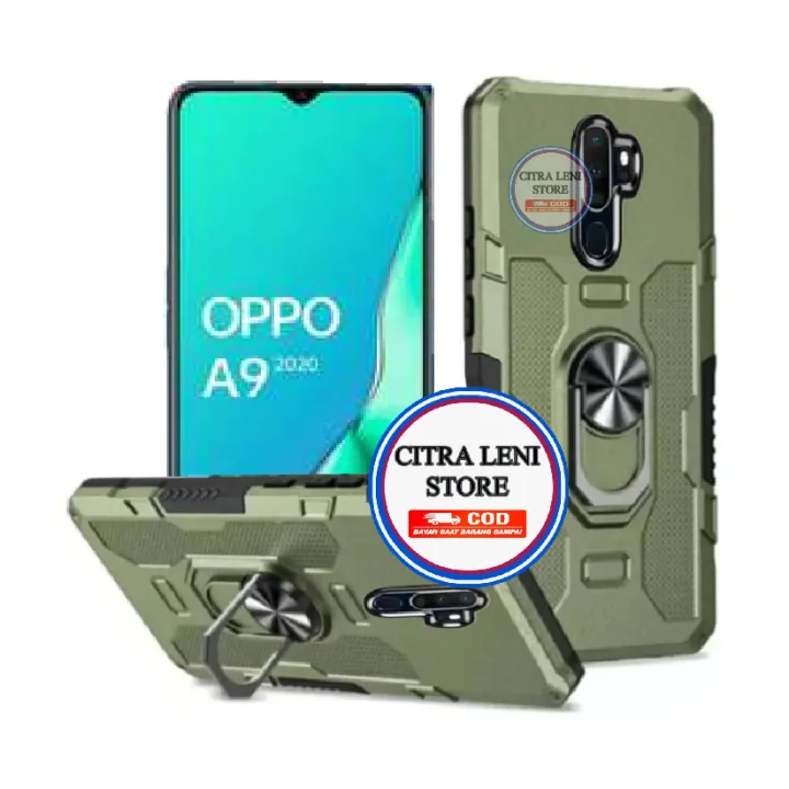 CASING HP OPPO A9 2020/A5 2020 CASE ROBOT HIT EYE RING CASING STANDING ...